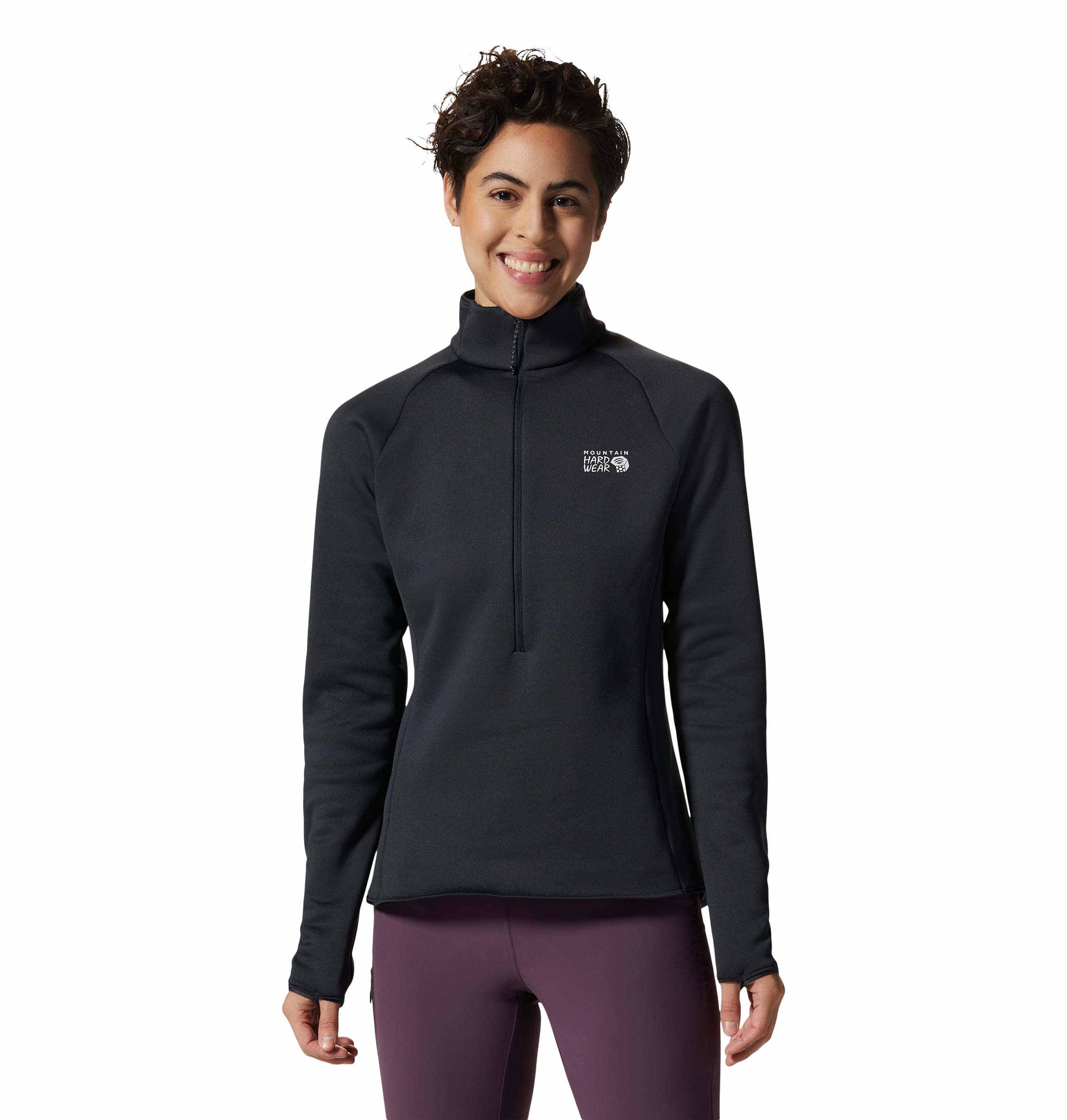 MOUNTAIN HARDWEAR polaire Polartec® Power Stretch® Pro 1/4 Zip - Femme ...